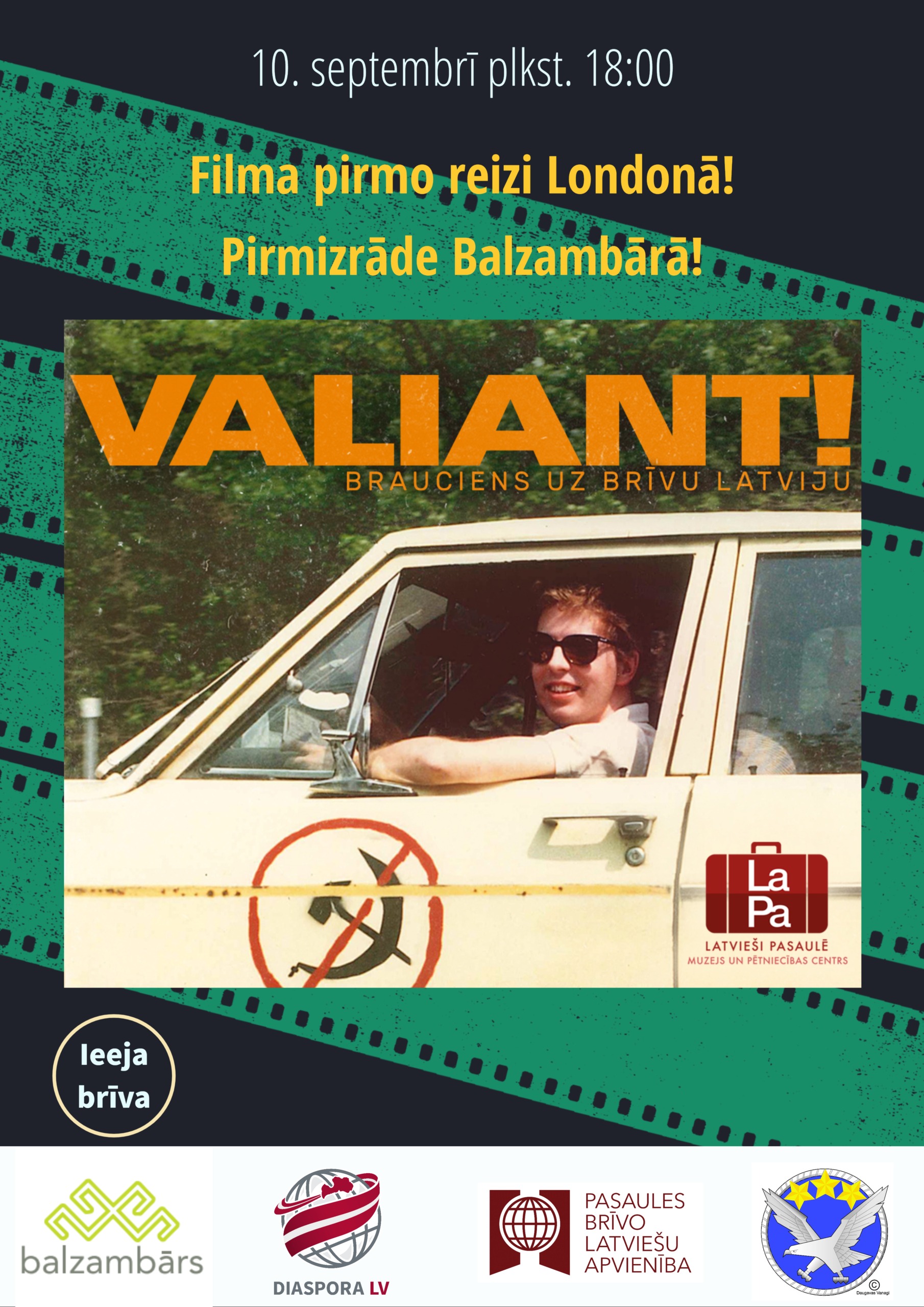 PBLA, LaPa muzejs un Daugavas Vanagu apvienība aicina uz filmas ...